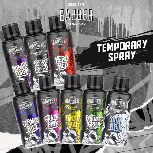 Barber Marmara Temporary Hair Color Spray 150ml Fantastic Green – WA ...
