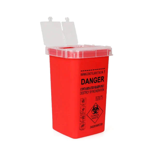Sharps Container Red 1L – WA Hair Suppliers