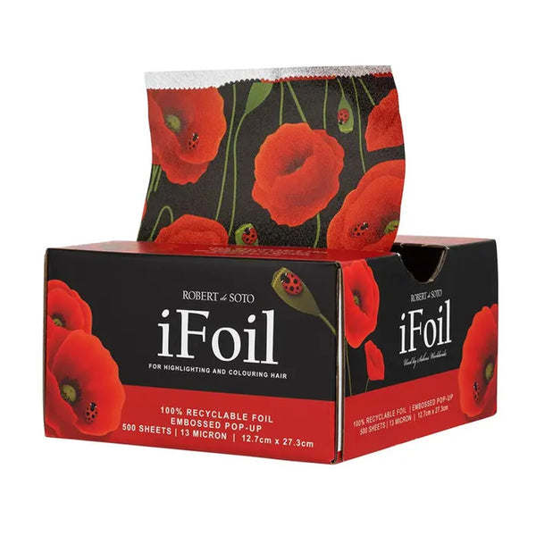 Robert De Soto iFoil Embossed Pop Up Poppy 500 Sheets 13 Micron 12.7 x ...