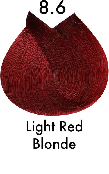 ColorUS Permanent Hair Colour 8.6 Light Red Blonde 120ml – WA Hair ...